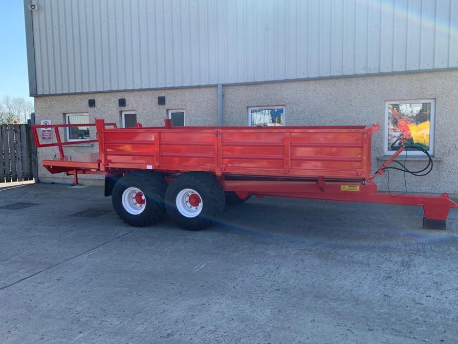 New Woods 14ft x 8ft Trailer with Bale Extension - McCullagh Machinery