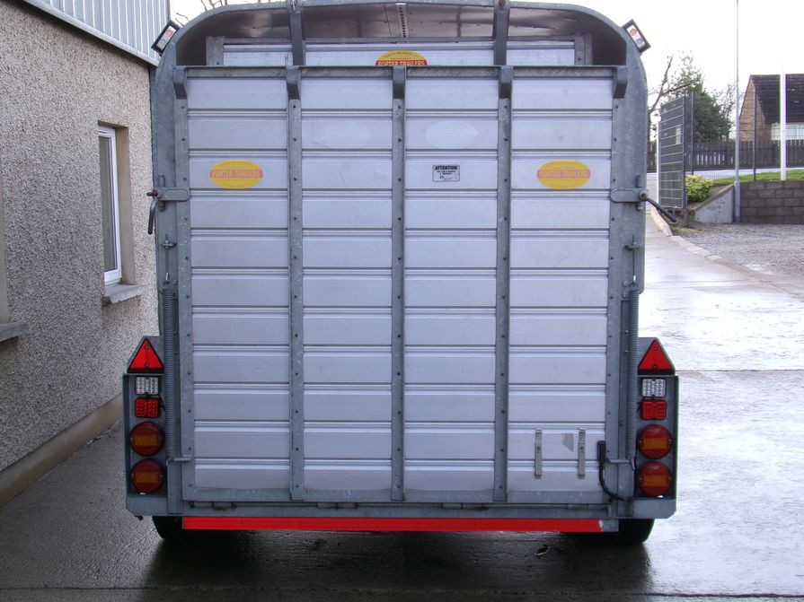 Used Porter 13ft x 6ft Tri-Axle Cattle Trailer - McCullagh Machinery