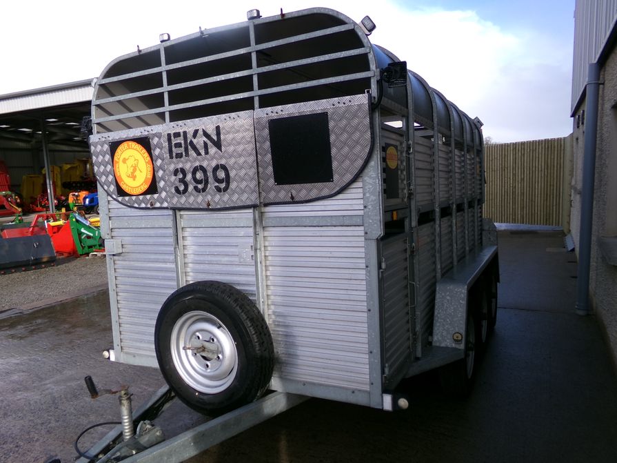 Used Porter 13ft x 6ft Tri-Axle Cattle Trailer - McCullagh Machinery