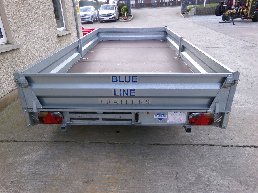 Used Blue Line 14ft x 6ft 6in Flat-bed Trailer - McCullagh Machinery