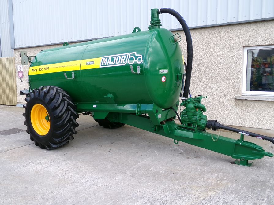 Used Major 1400 Gallon Vacuum Slurry Tanker - McCullagh Machinery