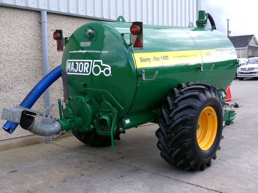Used Major 1400 Gallon Vacuum Slurry Tanker - McCullagh Machinery