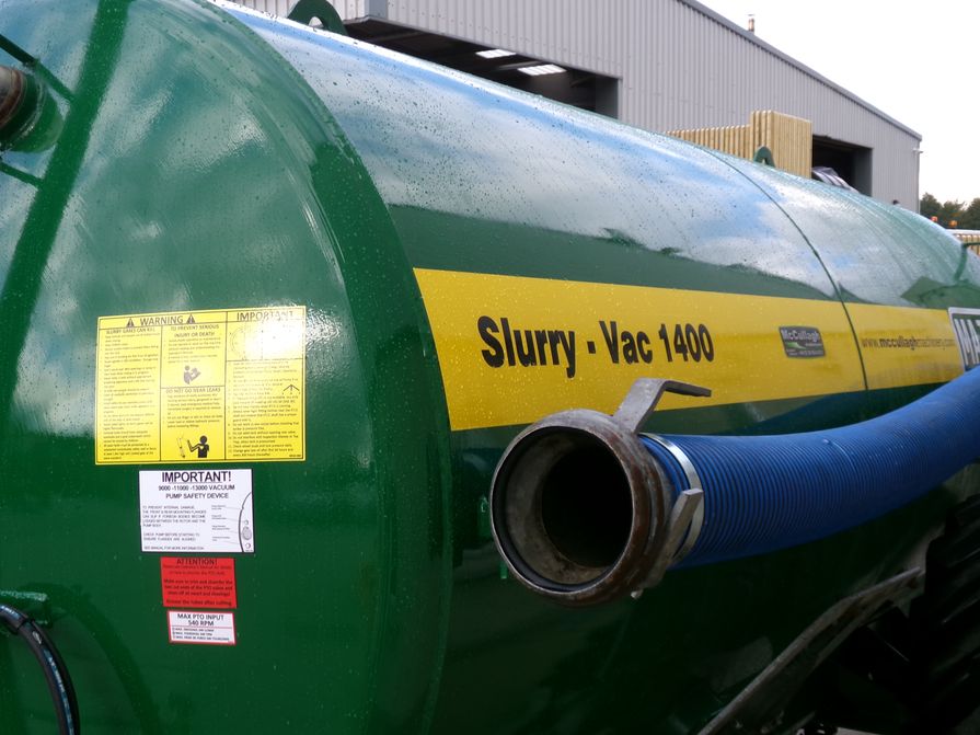 Used Major 1400 Gallon Vacuum Slurry Tanker - McCullagh Machinery