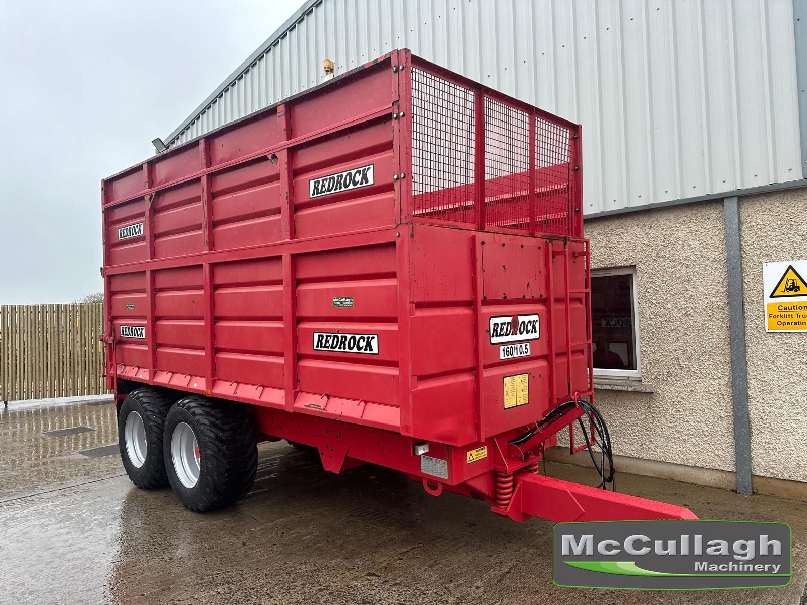 Used Redrock 14 Tonne Silage / Grain Trailer - McCullagh Machinery
