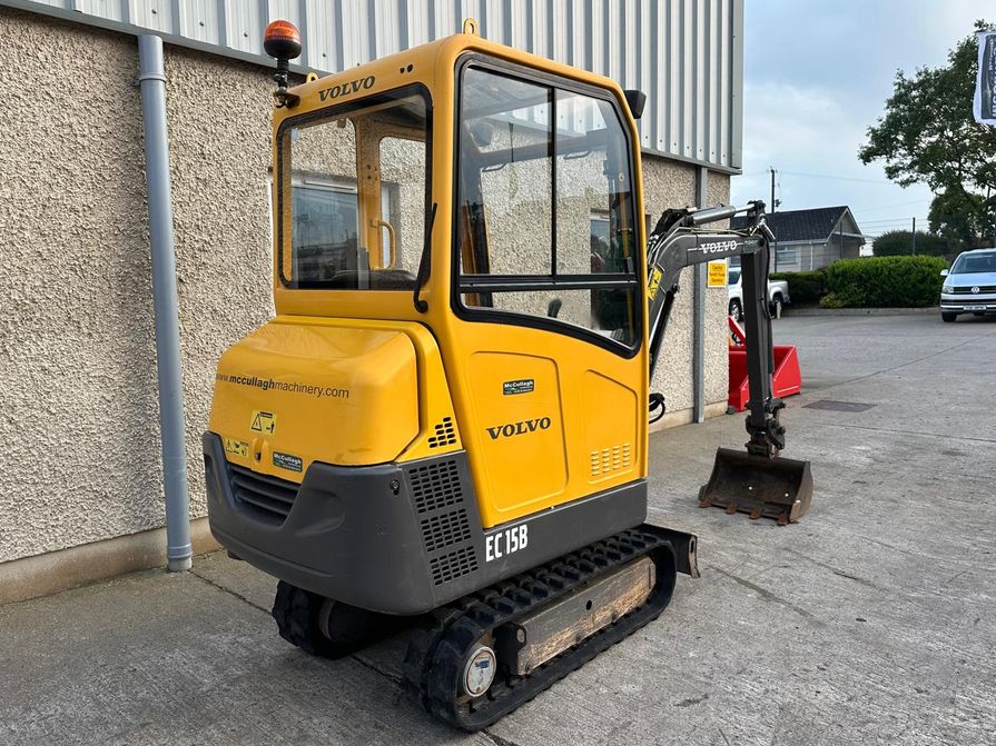 Used Volvo EC15B 1.5 Tonne Digger - McCullagh Machinery