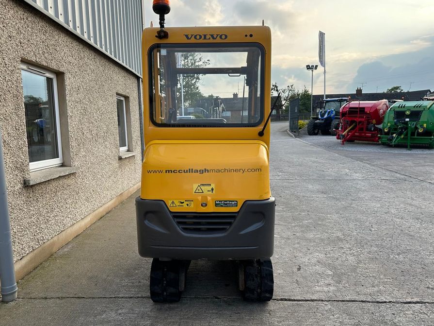 Used Volvo EC15B 1.5 Tonne Digger - McCullagh Machinery