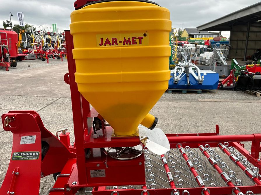 New Jarmet 3m Grass Stitcher Spring Tine Harrow with Seeder - McCullagh ...
