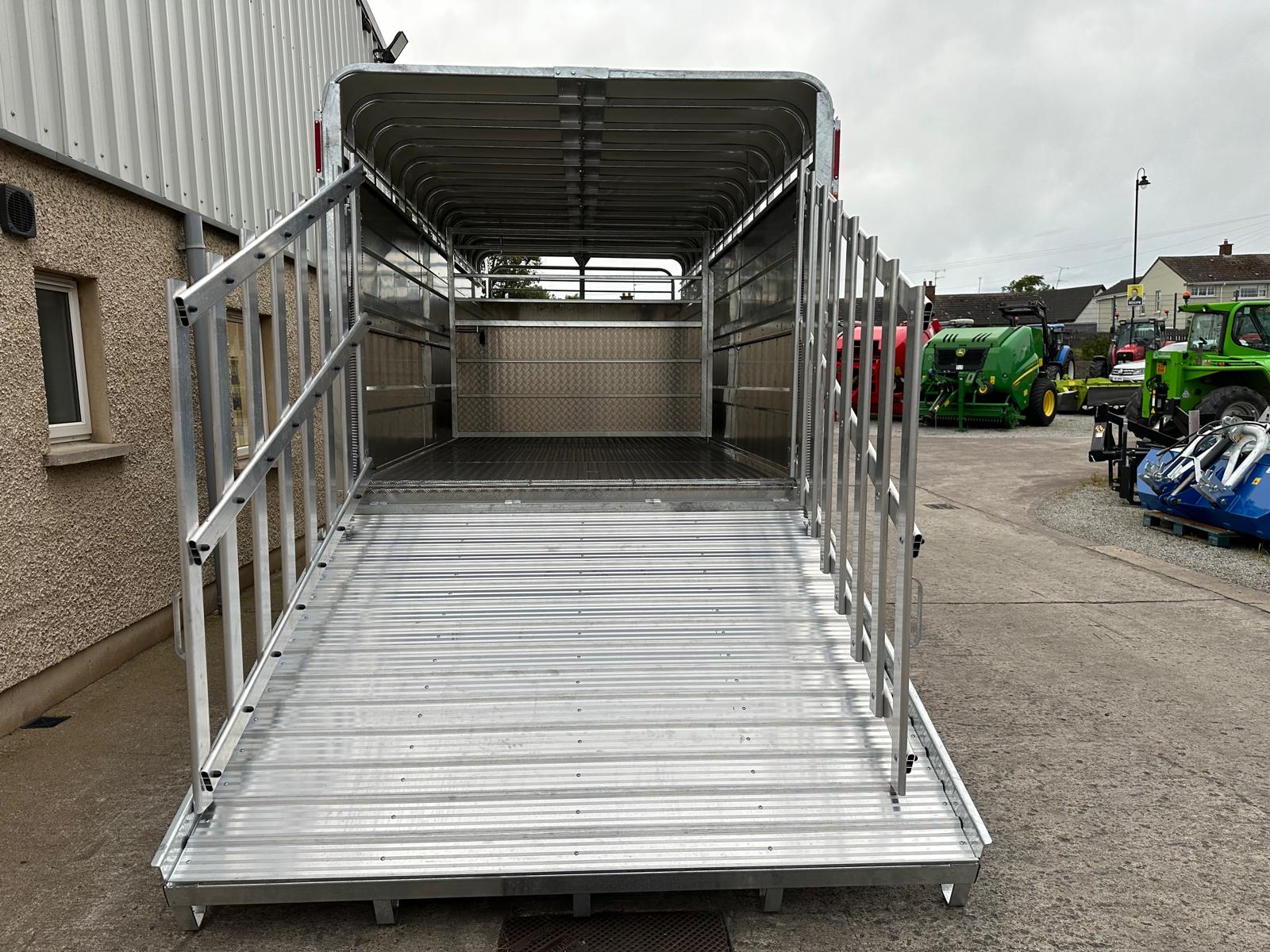 New Hudson 20ft x 8ft Tractor Drawn Cattle Trailer - McCullagh Machinery