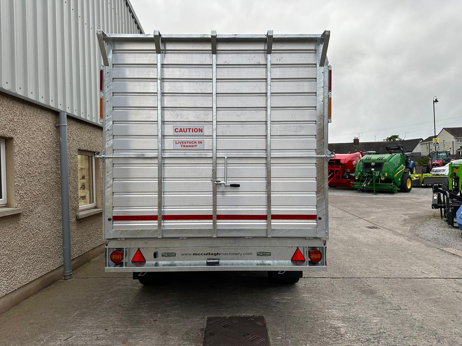 New Hudson 22ft x 8ft Tractor Drawn Cattle Trailer - McCullagh Machinery