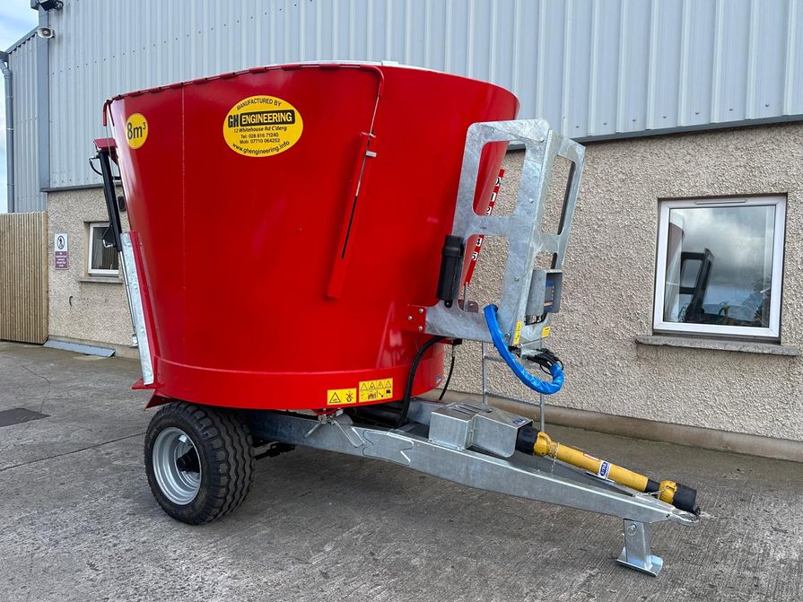 New GH Engineering 8cu Tub Diet Feeder - McCullagh Machinery
