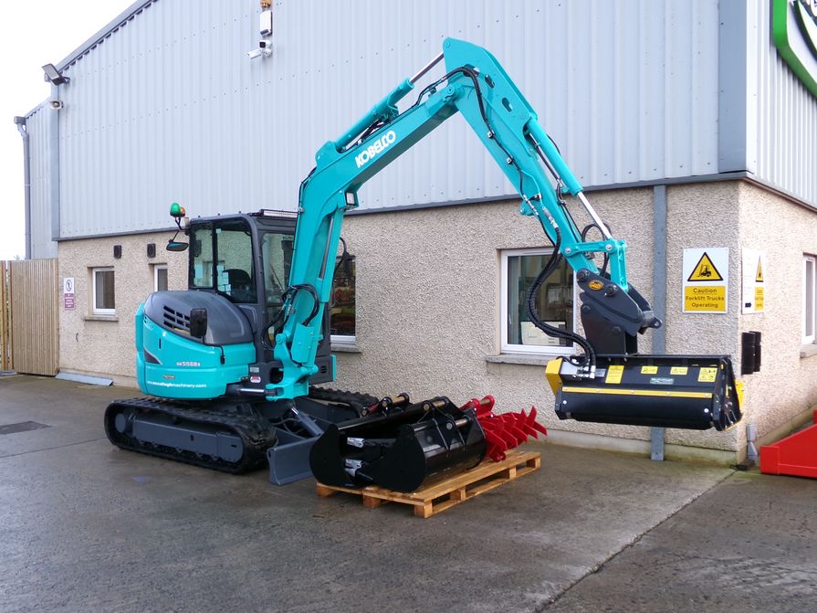 2018 Kobelco SK55 SRX 5.5 Tonne Digger - McCullagh Machinery