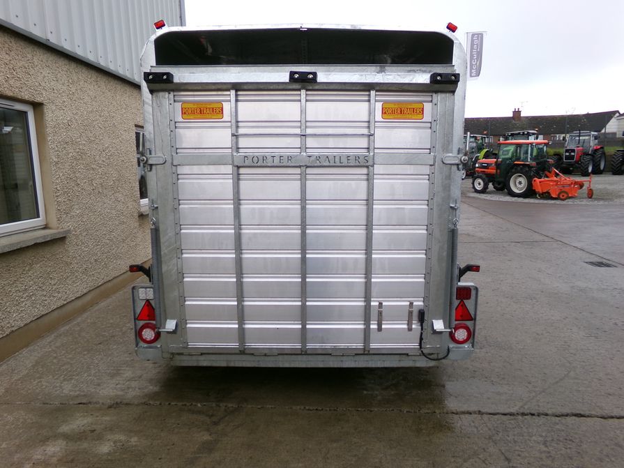 New Porter 14ft x 6ft Tri-Axle Cattle Trailer - McCullagh Machinery