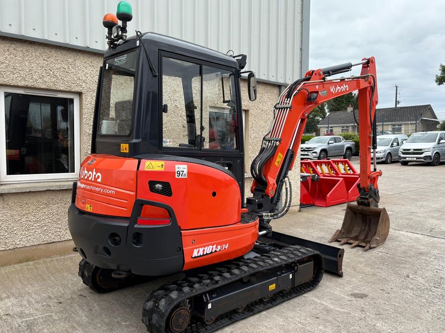 2017 Kubota KX101-3 3.5 Tonne Mini Digger - McCullagh Machinery