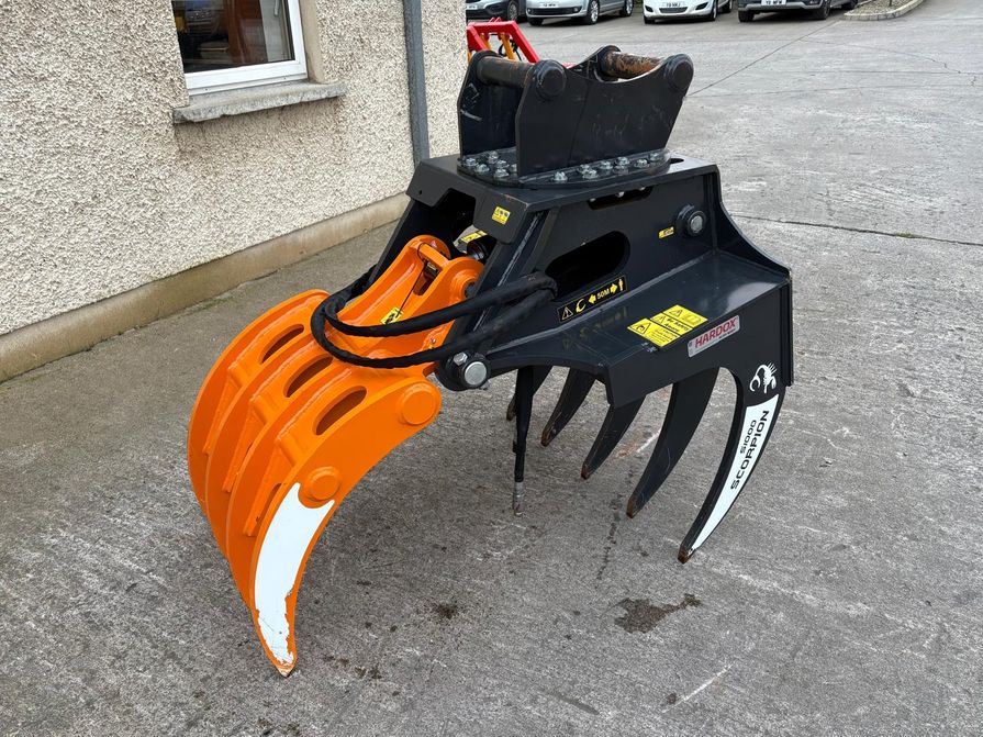 New MDE Scorpion S1000 Excavator Grab - McCullagh Machinery