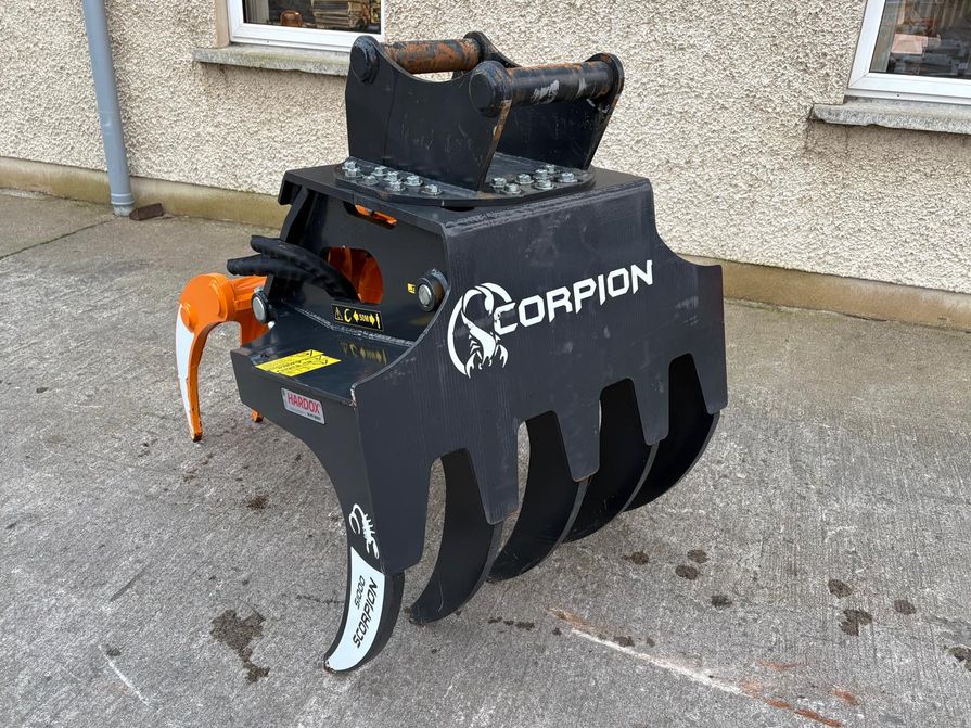 New MDE Scorpion S1000 Excavator Grab - McCullagh Machinery