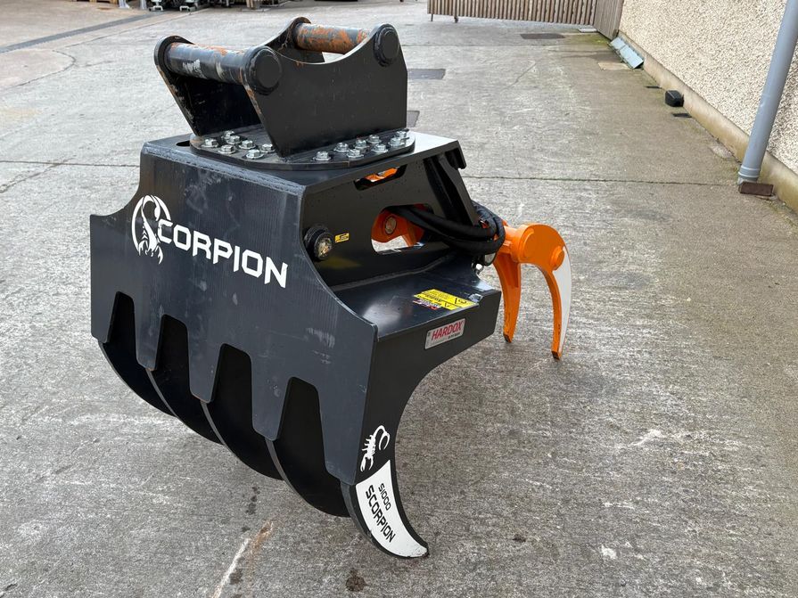 New MDE Scorpion S1000 Excavator Grab - McCullagh Machinery
